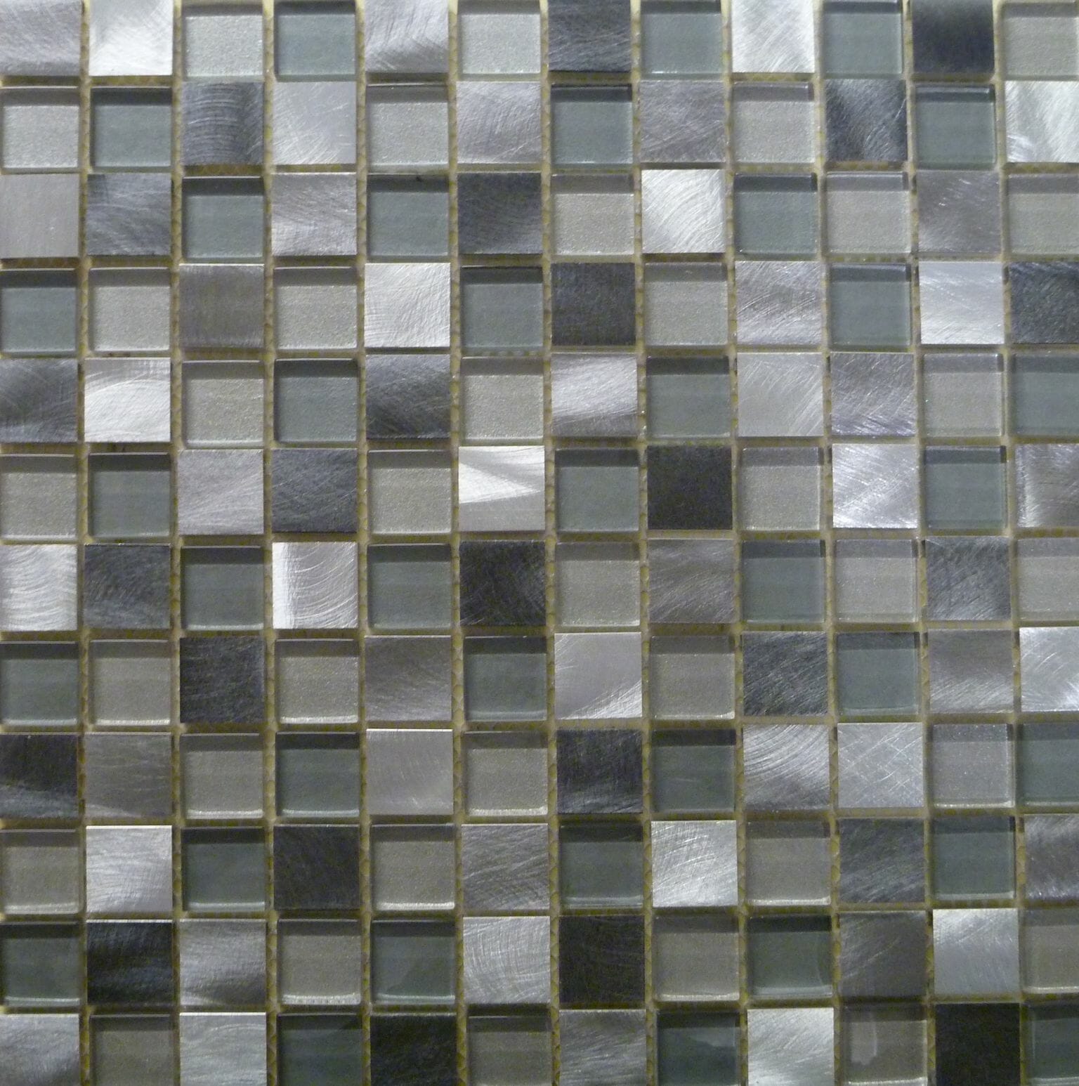 Metallic Silver mosaic 30×30 – Tile Stores